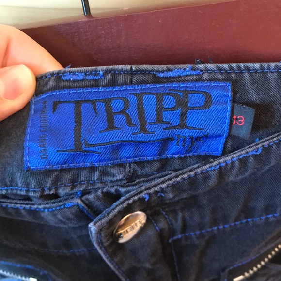 Tripp nyc | Shorts | Vintage Tripp Nyc Gothic Punk Capri Shorts Pants ...